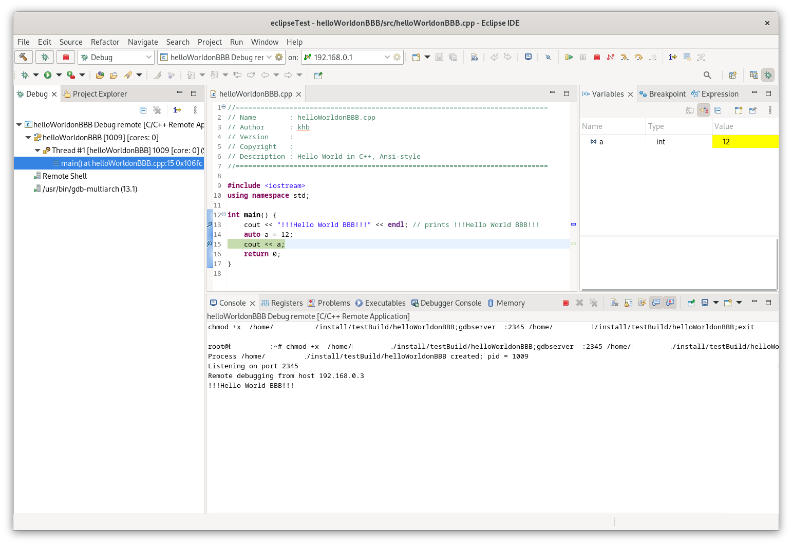 BeagleBone® Blue - remote debug | kyryl horbushko